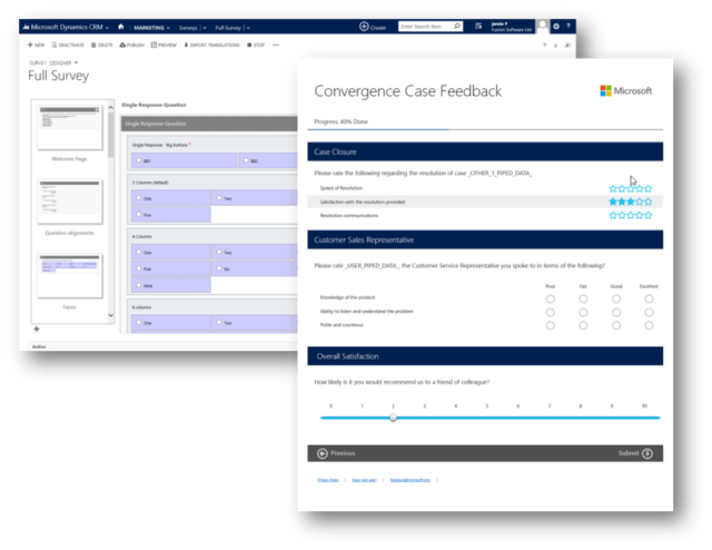 How to use ?Voice of the Customer? Survey Feature in Dynamics CRM 2016 ...